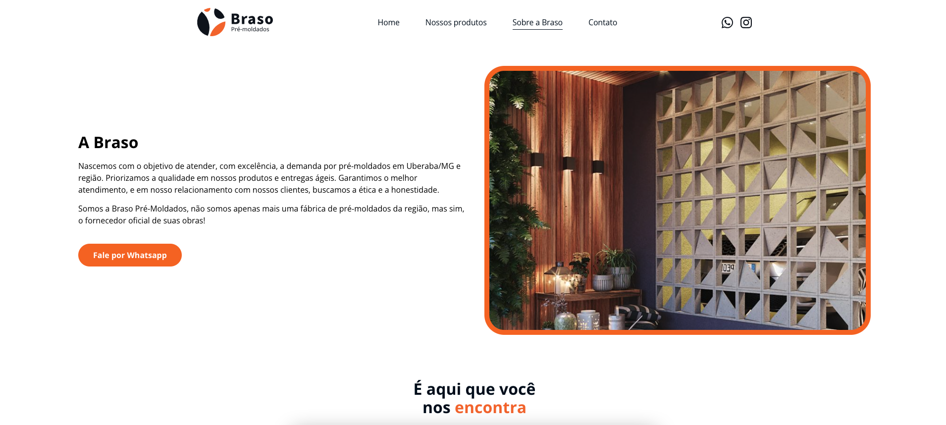 Sobre a Braso - Braso - Pré-moldados